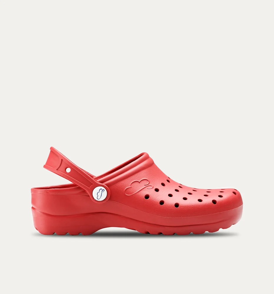 Soca modelo FLOTANTE GRUYERE I Vermelho I Feliz Caminar | Enzitec